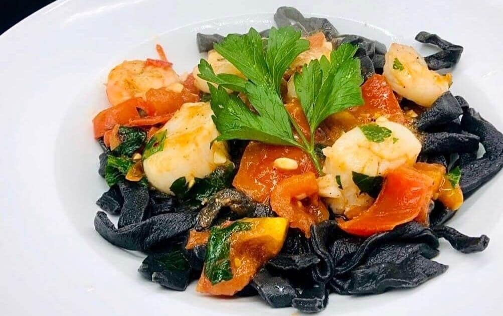 Black Squid Ink Pasta for Halloween - Maplewood Road
