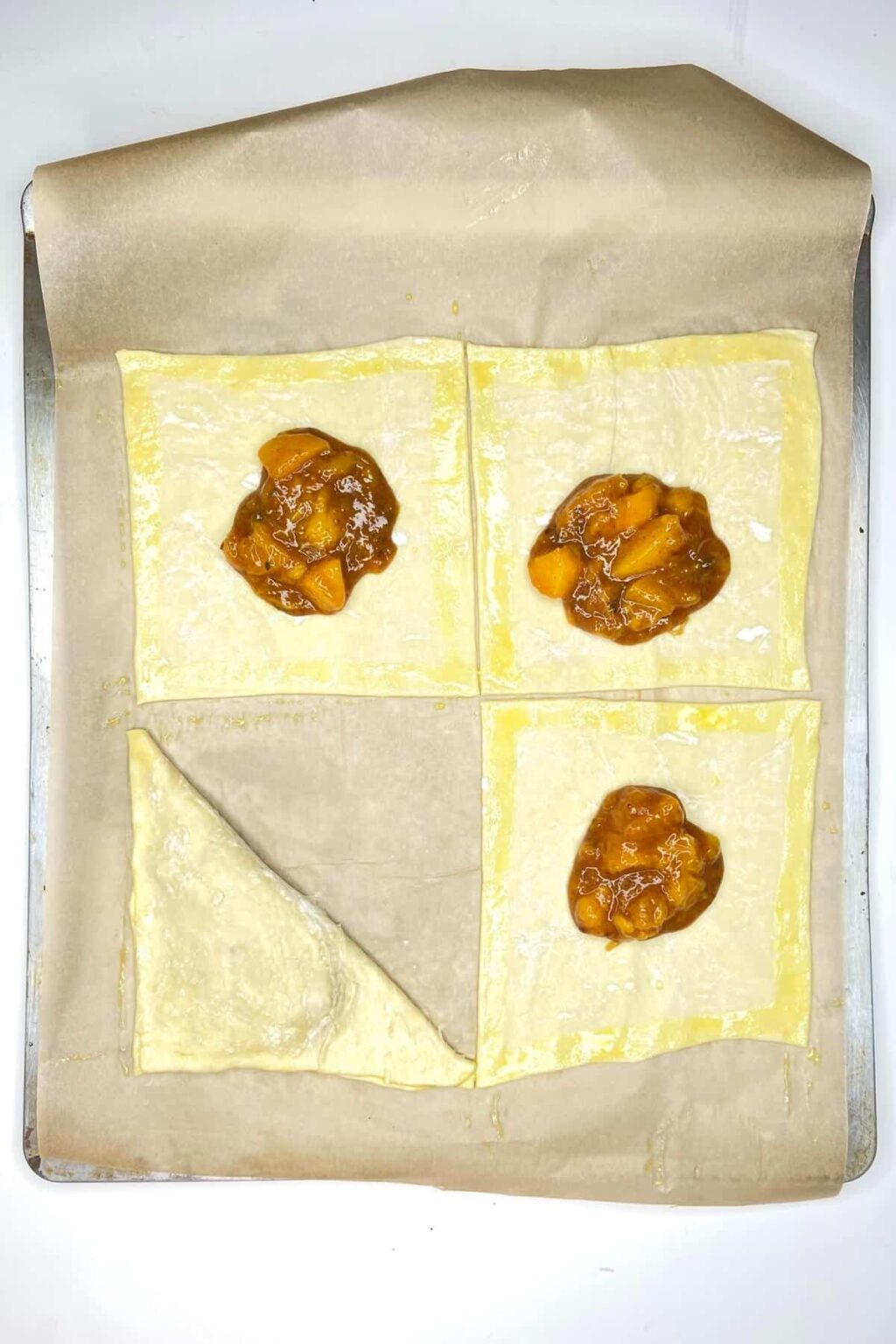 Peach Mango Turnovers - Maplewood Road