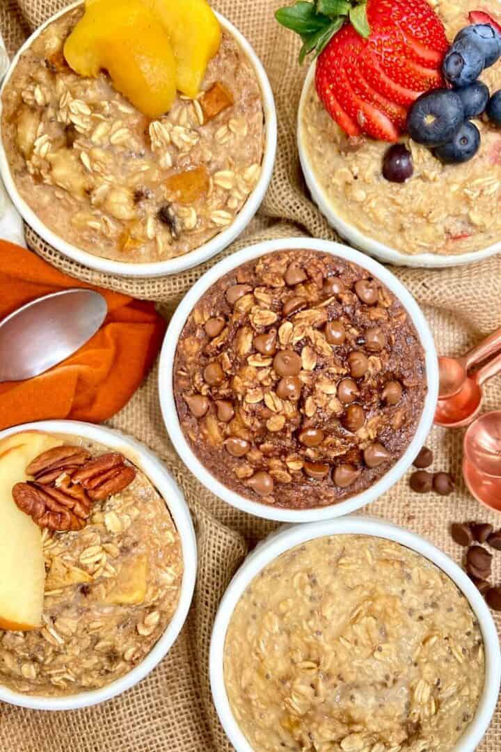 Single Serve Baked Oatmeal - 5 Ways! - Maplewood Road