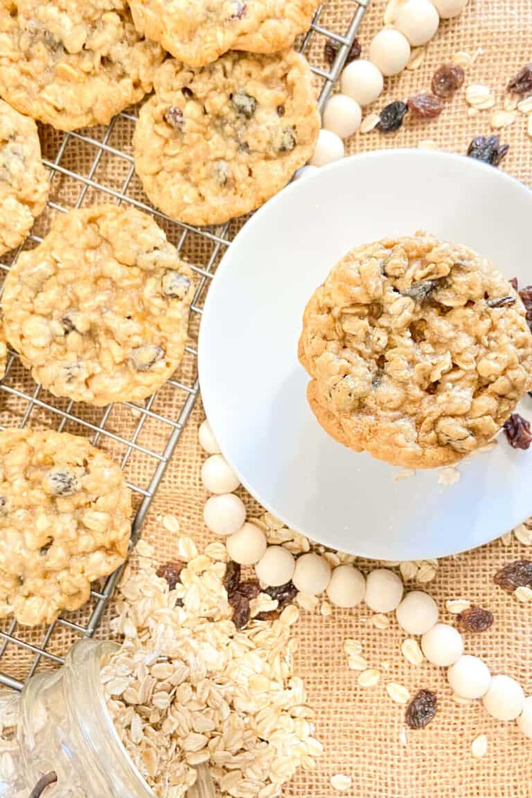 The Best Oatmeal Raisin Cookies (Soft, Chewy & Easy) - Maplewood Road