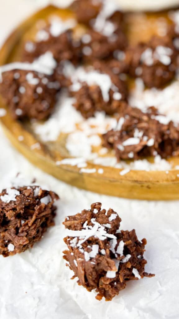 Chocolate Coconut Clusters - Maplewood Road