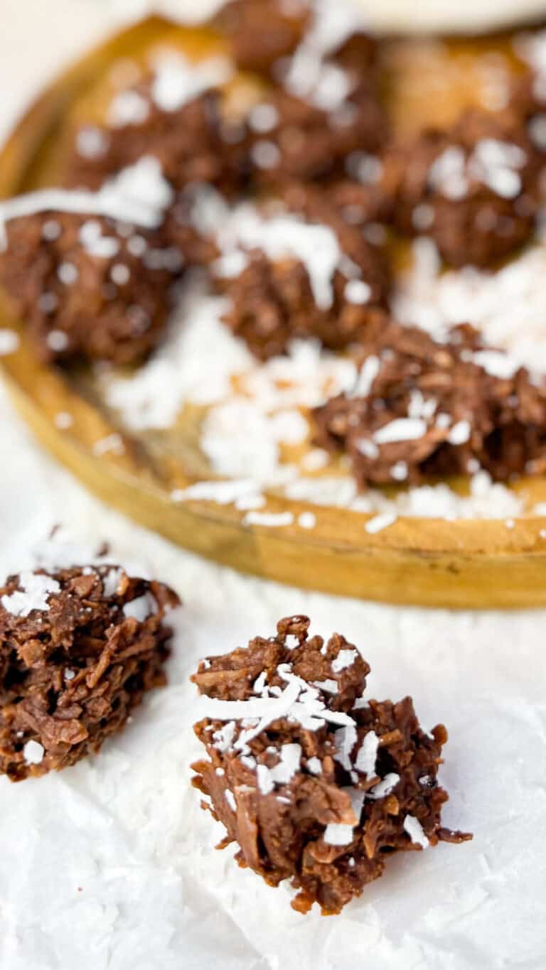 Chocolate Coconut Clusters - Maplewood Road
