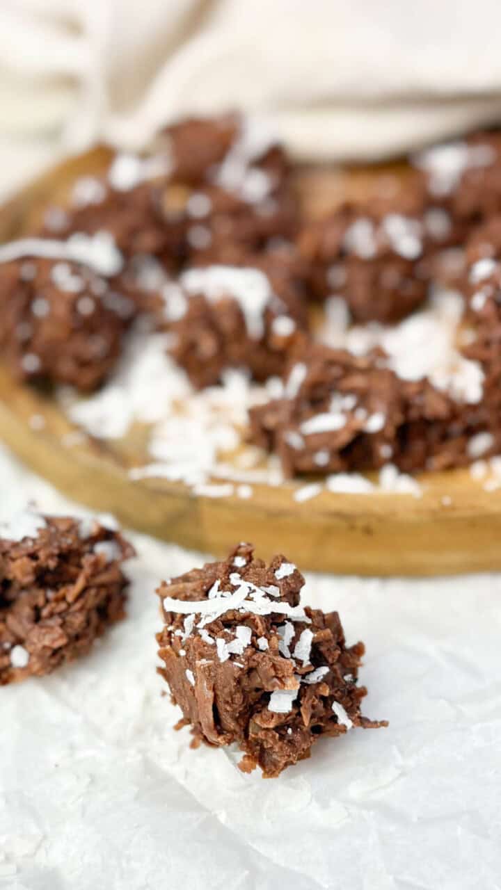 Chocolate Coconut Clusters - Maplewood Road