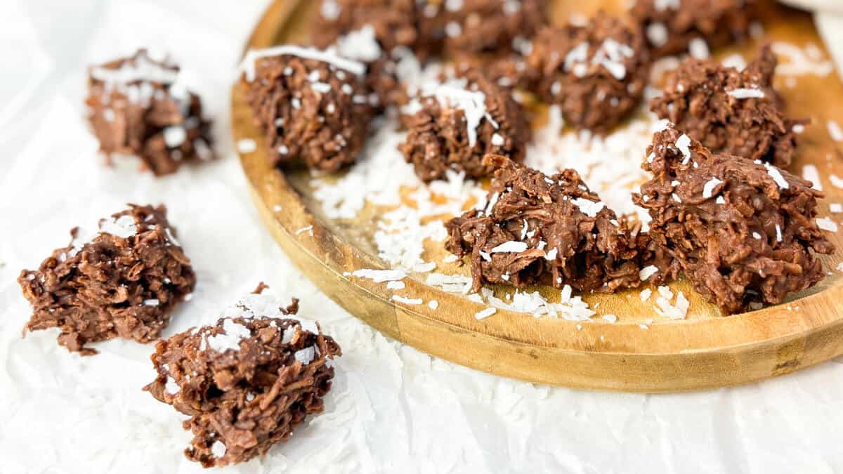 Chocolate Coconut Clusters - Maplewood Road